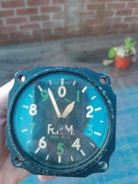 WW2 RAF SPITFIRE/LANCASTER RPM Gauge (Back Missing) £25.00 - PicClick UK