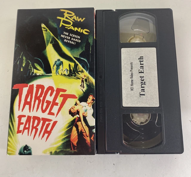 VHS #3000 VINTAGE VHS TAPE Target Earth 1954 1h 15m FREE SHIPPING £5.74 ...