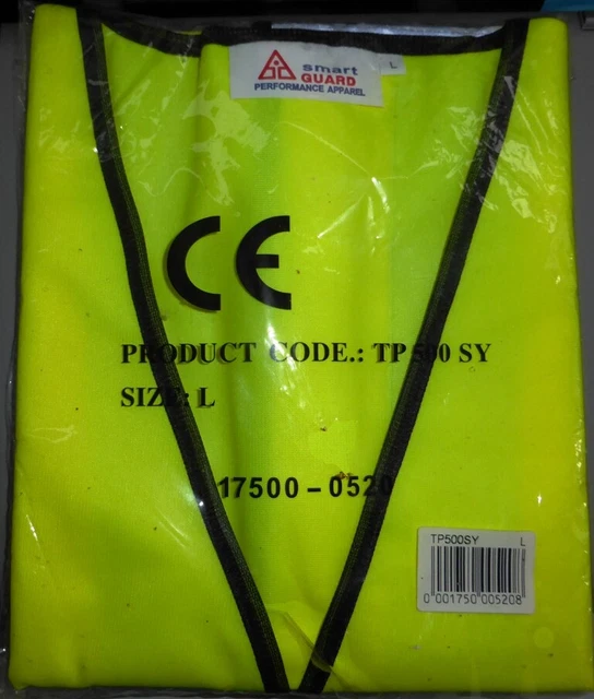 SMART GUARD PERFORMANCE Apparel Hi Viz Warning Vest New In Packaging ...
