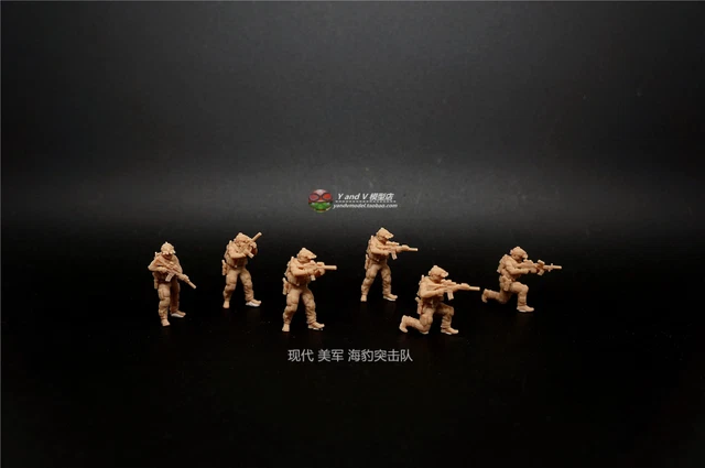 1/72 SOLDIER MODERN Us Army Commando 6 Man Group Model (miniature ...
