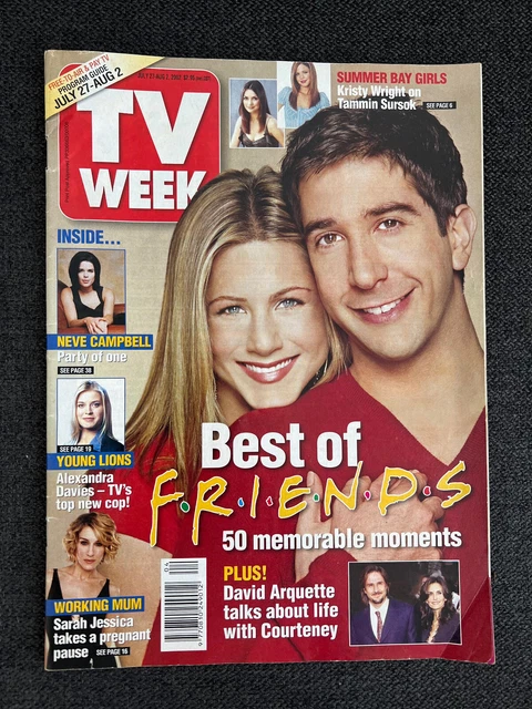 VINTAGE TELEVISION - "Australian TV Week" Jul 2002 David Arquette ...