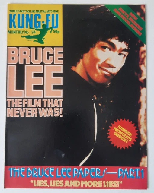 BRUCE LEE 1970S Kung Fu Monthly Poster Magazine No 56 £10.00 - PicClick UK