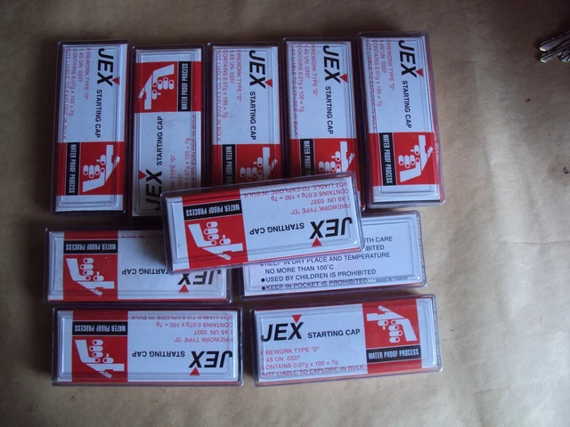 JEX STARTING CAPS X 1000 Caps for JEX 202 Starter Signal Equipment $100 ...
