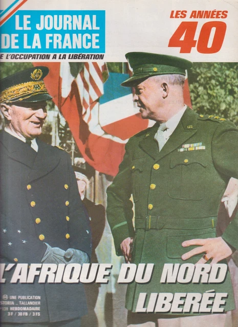 LE JOURNAL DE La France - Annees 40 N°44 L'afrique Du Nord Liberee EUR ...