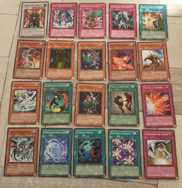 20 CARTES YU-GI-HO! lot N°1 EUR 5,00 - PicClick FR