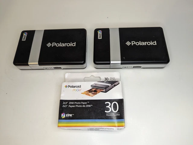 POLAROID ZINK PRINTERS (Two) With photo Paper $3.00 - PicClick CA