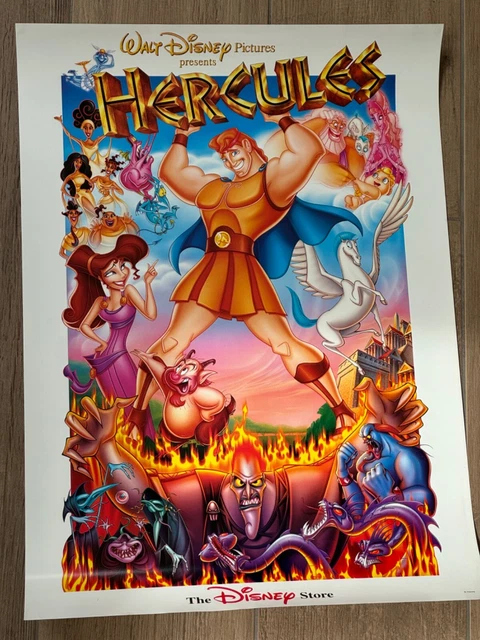 WALT DISNEY HERCULES (1997) Danny DeVito James Woods movie Poster DVD ...