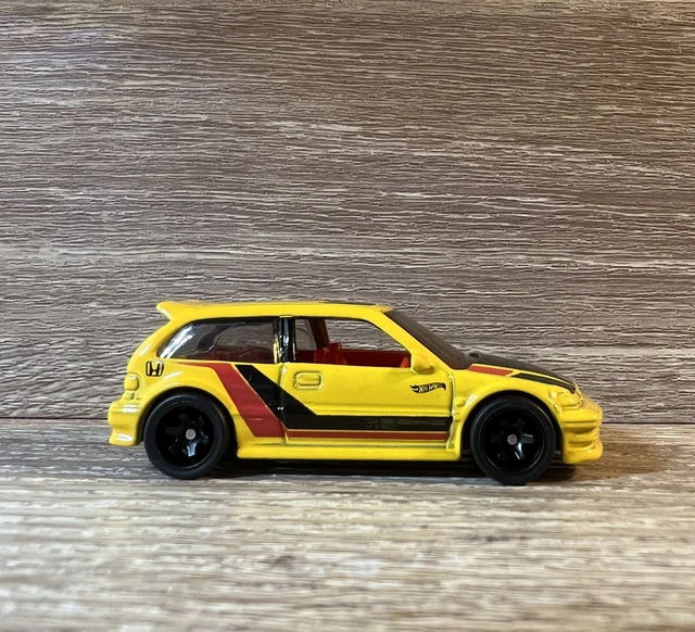 HOT WHEELS HONDA Civic EF Custom Real Riders Rubber Tyres £9.00 ...
