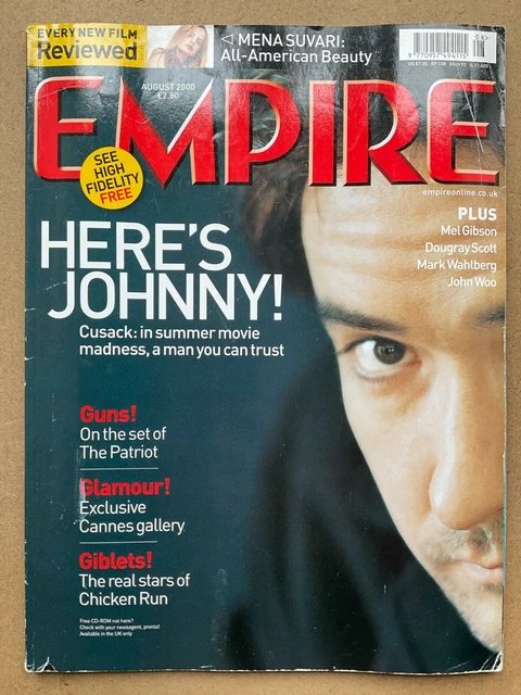 Empire Magazine 134 August 2000 John Cusack The Patriot Chicken