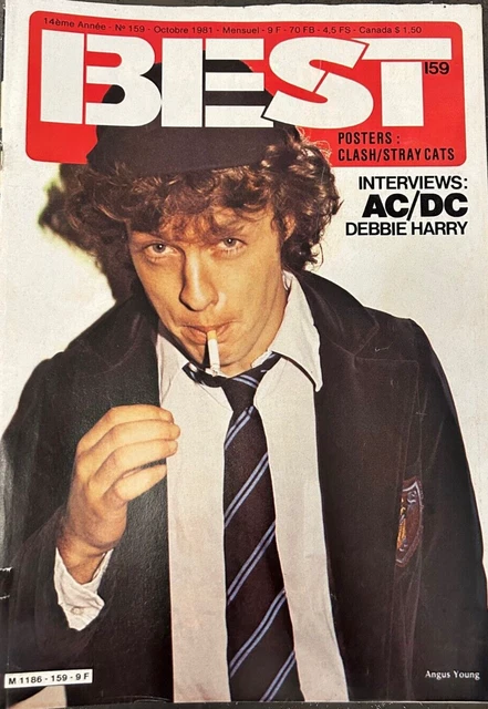 MAGAZINE BEST N°159, AC/DC, Debbie Harry, Marianne Faithfull, Warning ...