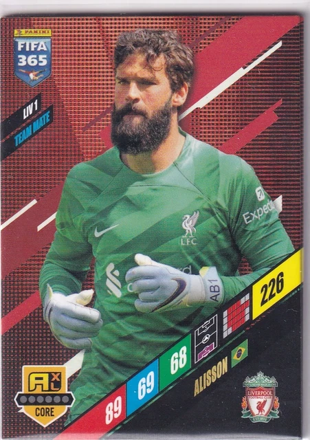 PANINI FIFA 365 Adrenalyn 2024 Carte No. Liv 1 Alisson (Liverpool) EUR ...