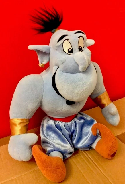 GENIE ALADDIN OFFICIAL Disney Stamped Soft Toy Plush Original Retro Big ...