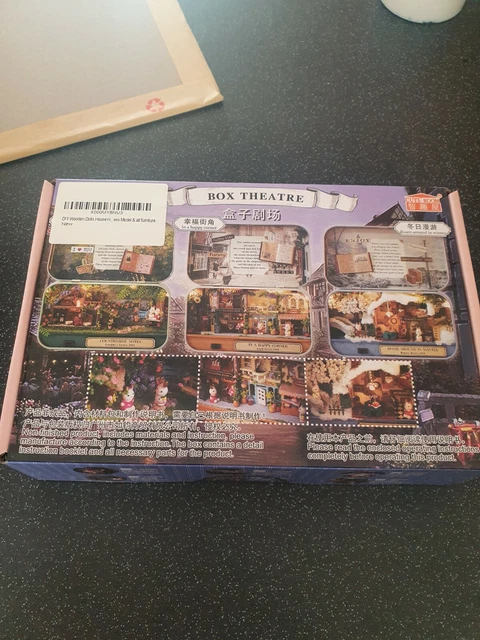 Diy 3d Box Theatre Dollhouse Mini Puzzle Kits W Led And Toy Ts Snow