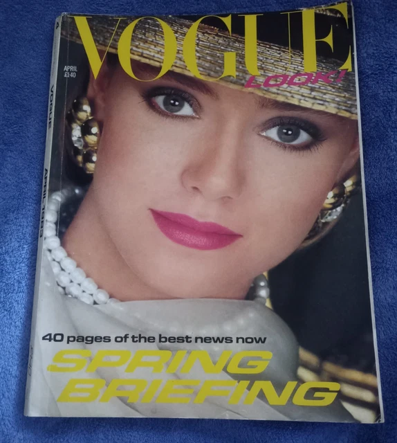 Vogue Magazine April 1983 Tom Sharpe Rupert Everett Vintage 1980s
