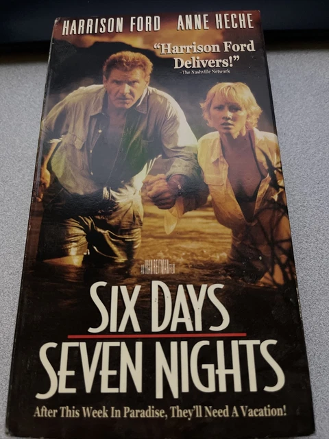 SIX DAYS SEVEN Nights Vhs Harrison Ford £7.46 - PicClick UK