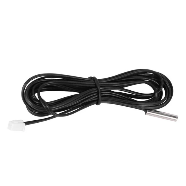 COPPER PLATED SILVER Waterproof Probe Thermistor Temperature Sensor 10K ...