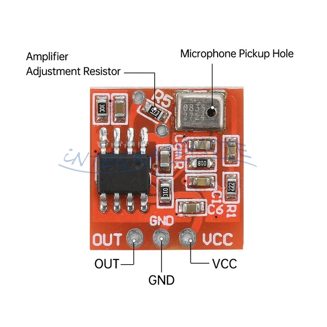TDA1308 DIGITAL SILICON Microphone Amplifier Board Preamp Amplifier ...