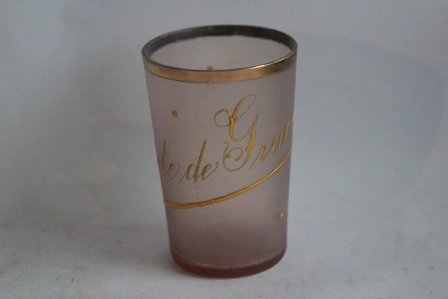 VERRE ÉMAILLÉ SOUVENIR Côte de Grâce Normandie (57579) EUR 34,00 - PicClick FR