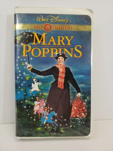 WALT DISNEY MARY Poppins (VHS, 2000, Gold Collection Edition) Julie ...