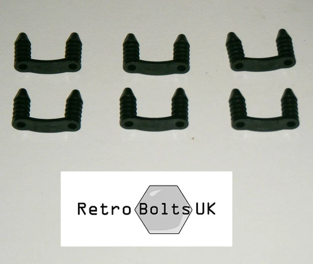 ENGINE BAY WIRING Loom BLACK Clips (Ford Logo) Mk1 Mk2 Escort RS2000 ...