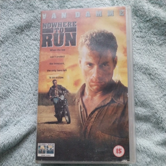 NOWHERE TO RUN : Claude Van Damme vhs £1.50 - PicClick UK