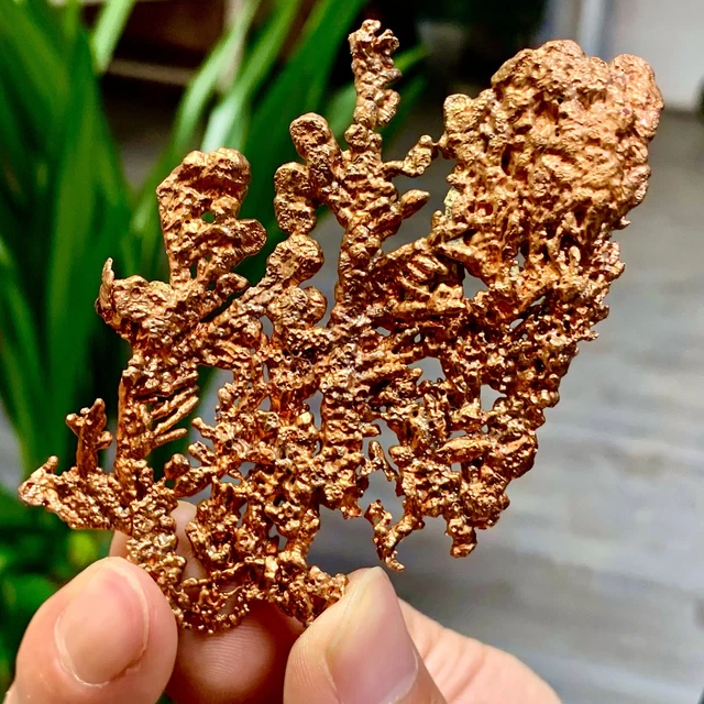 64G RARE!! IRIDESCENT Native Copper crystal mineral specimen $81.46 ...