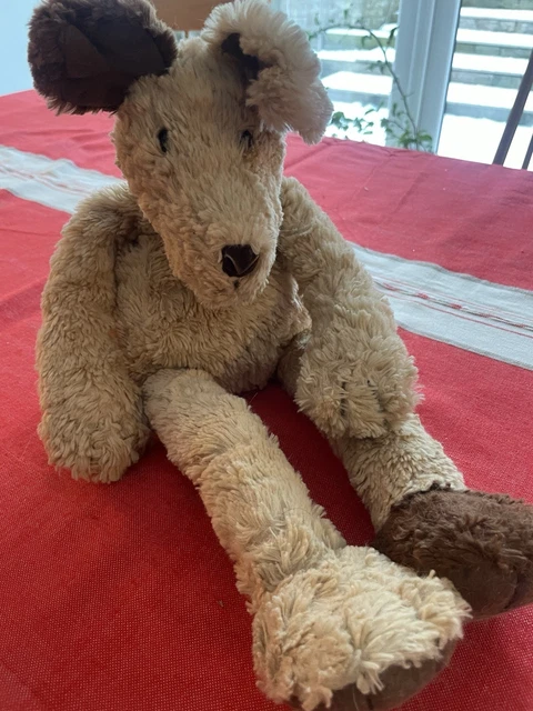 JELLYCAT RETIRED RARE Poppy Pickles Large Beige Dog Soft Toy Plush ...