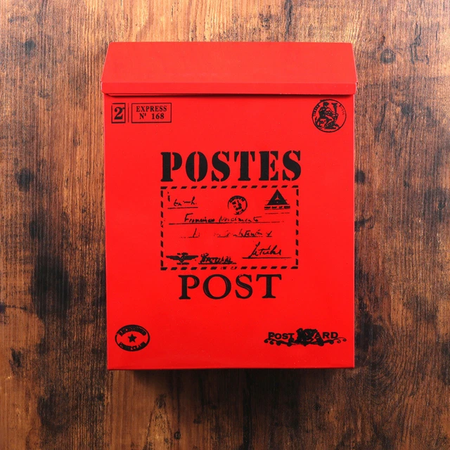MODERNE BOÎTE AUX Lettres De Verrouillage Mur Monté Boîte Postale EUR ...