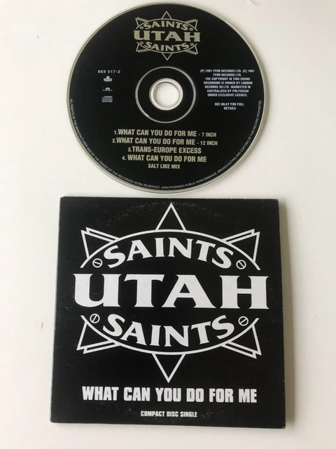 UTAH SAINTS WHAT Can Yo Do For Me AUS CD SINGLE 1991 EUR 4,97 - PicClick FR