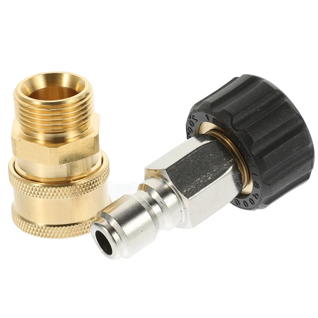 IDROPULITRICE GIREVOLE ADATTATORE rapido per giunti rapidi tubo acqua EUR 18,02 - PicClick IT