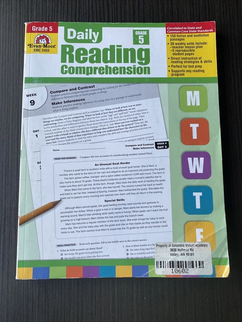 DAILY READING COMPREHENSION Ser Daily Reading Comprehension Grade 5 daily-reading-comprehension-ser-daily-reading-comprehension-grade-5