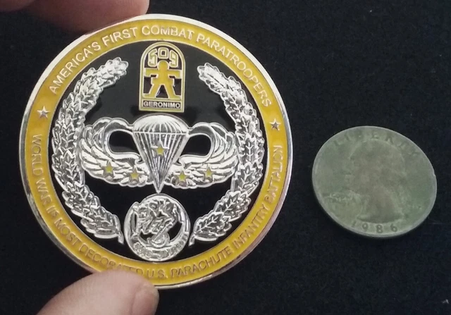 RARE GERONIMO 509TH Parachute Infantry Regiment PIR Airborne Assn ...