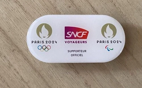 PIN'S MAGNET JEUX Olympiques Olympic Games Paris 2024 SNCF EUR 17,50 ...