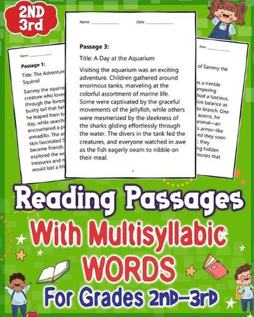 READING PASSAGES WITH multisyllabic words for Grades 2nd - 3rd: Enhance ...