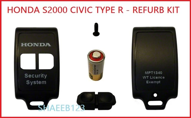 NEW HONDA CIVIC TYPE R S2000 REMOTE ALARM KEY FOB REFURBISHMENT KIT ...