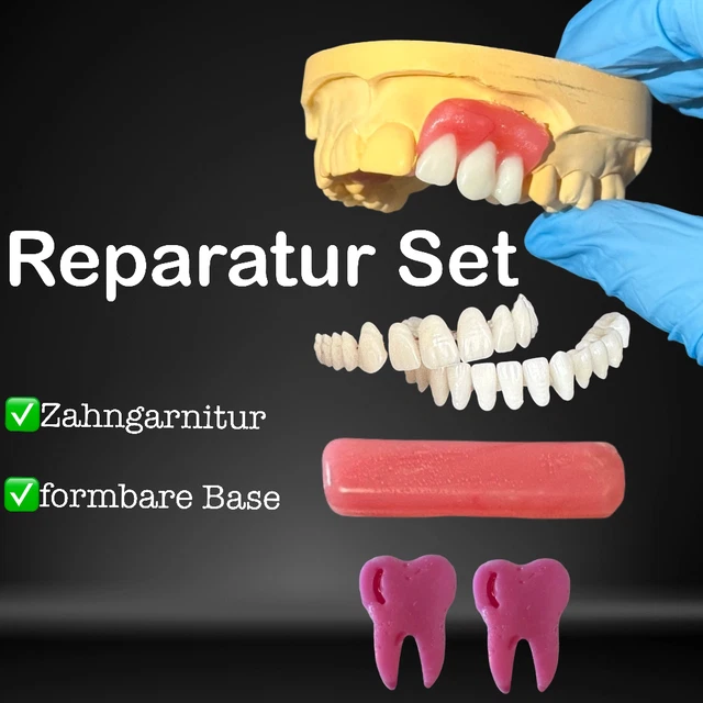 DIY RÉPARATEUR SET Prothèse Denture Bricoler Dents Prothèses Kit,Dentaire de EUR 39,32 - PicClick FR