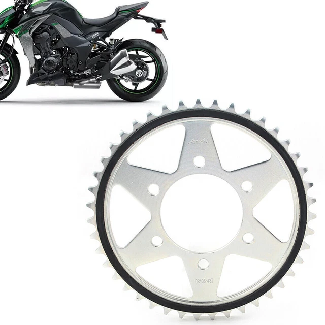ENGINE CHAIN DRIVE Rear Sprocket 43T DR405-43T For Kawasaki Z1000 2014 ...