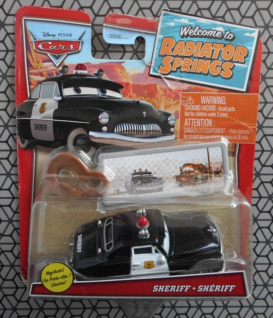 MATTEL DISNEY PIXAR CARS METAL SHERIFF Welcome to Radiator Springs NEUF ...