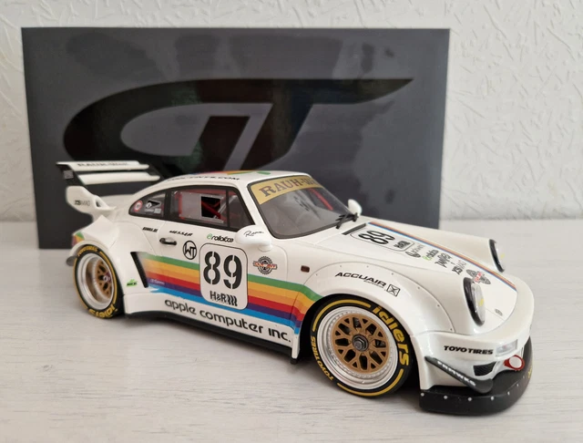 PORSCHE 911 RWB Body Kit RAUH-WELT "Apple Computer" GT Spirit 1:18 ...