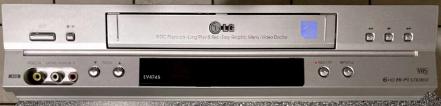 LG VHS VIDEORECORDER Modell LV4745 - SILBER - TOP-Zustand EUR 36,50 ...