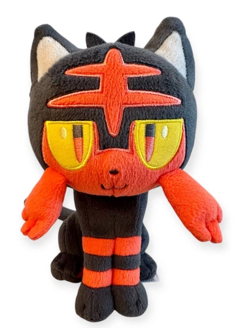 LITTEN POKÉMON SOFT Toy Official Tomy 8.5” Plush Teddy Cuddly 2017 Cat £13.25 - PicClick UK