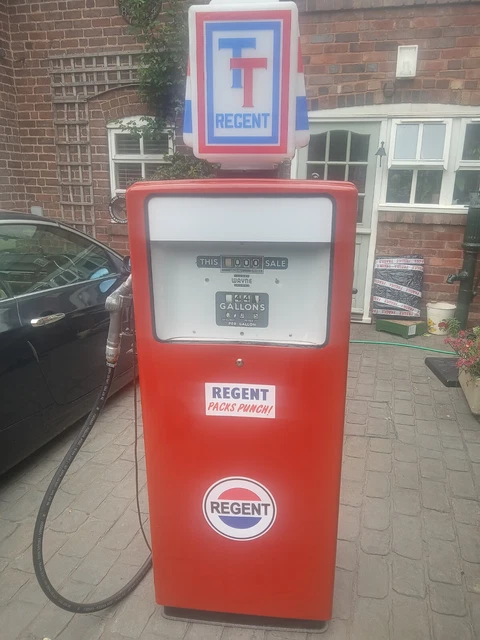 VINTAGE WAYNE PETROL Pump Regent Livery £2,301.72 - PicClick UK