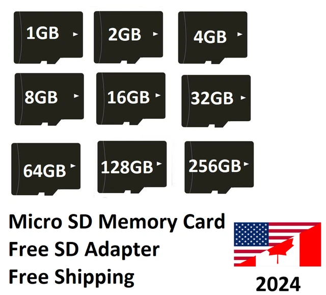 MICRO SD CARD 32GB 64GB 128GB Class 10 SDHC SDXC Phone Memory & Adapter ...