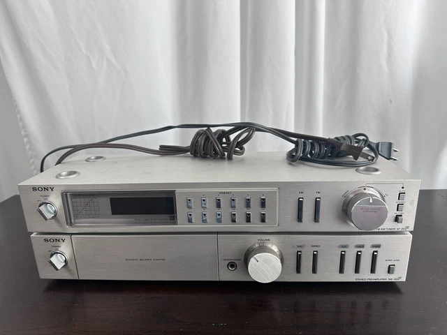 SONY FALCON TAE-20F / ST-20F Preamplifier & Tuner Set Tested £313.12 ...