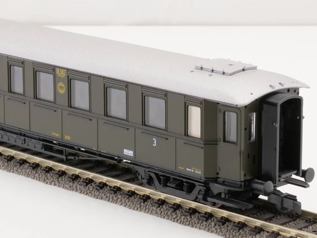 ROCO 41095 COMPARTMENT 3. Cl. Württemberg DRG from Set Kkk Top! 1703-08 ...