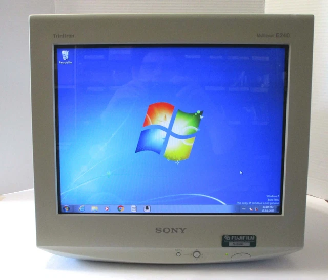 VINTAGE SONY TRINITRON CPD-E240 17" CRT Color Computer Display $149.95 ...