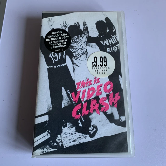 THE CLASH. THIS Is Video Clash. VHS Video Cassette Tape Original 1985 ...