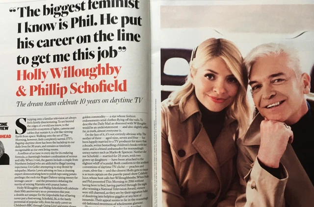 SIGRID IN UK Sunday Times Mag~ PHILLIP SCHOFIELD/HOLLY WILLOUGHBY April ...