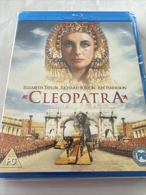 CLEOPATRA [1963] (BLU-RAY, 2012) Elizabeth Taylor & Richard Burton NEW ...