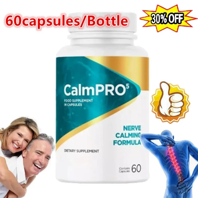 CALMPRO5 - CALMPRO5 Nerve Capsules 60 Capsules NEW QXM £6.43 - PicClick UK